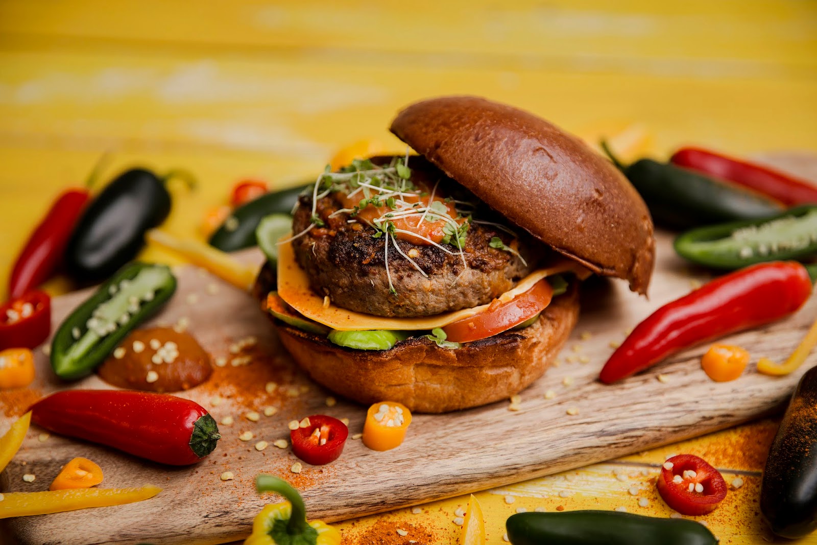 Westlandpeppers: 4th of July: Spicy hamburger recept