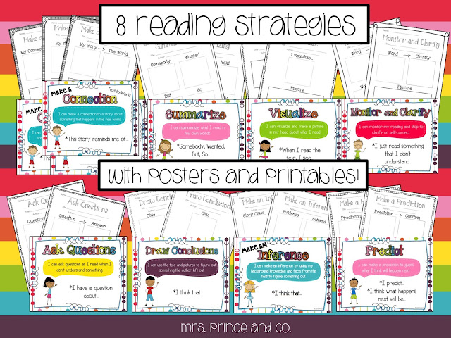 Mrs. Prince and Co.: Visual Plans and Sticky Note Reading Strategies!