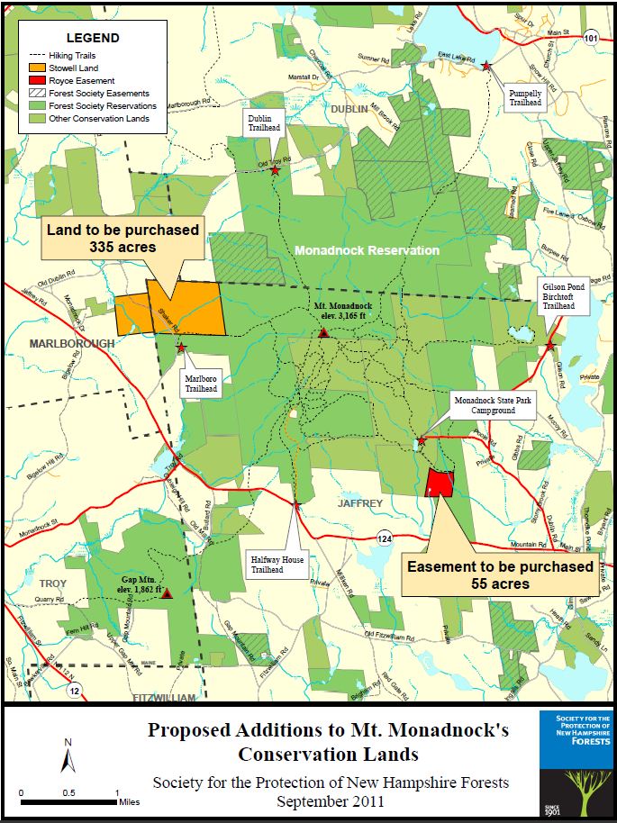 Help Conserve Monadnock Today: Monadnock Project Map