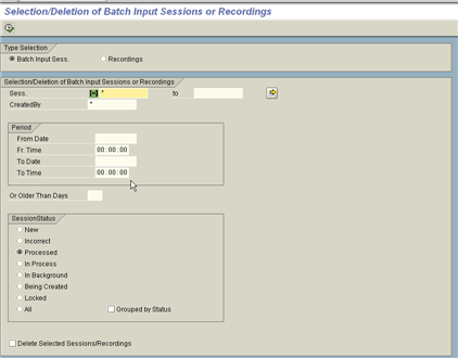 SAP BASIS TUTORIALS: How to delete old batch session on SM35