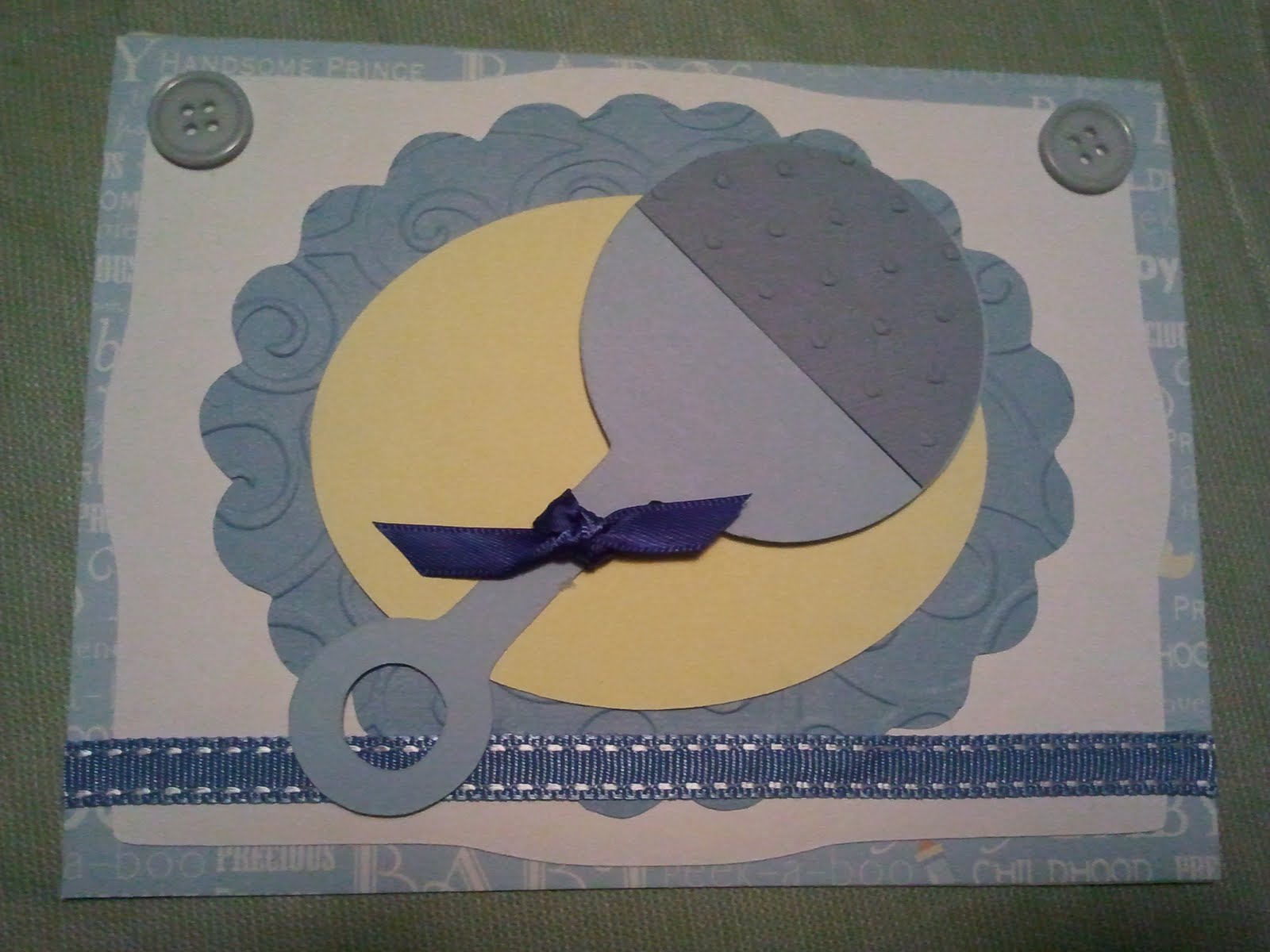 Crafting Creations by Amanda!: Welcome Baby Cards