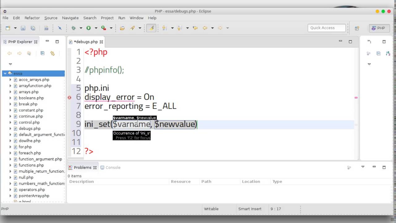 94 Php Scripting Language Debug Environment كورسات بالعربي