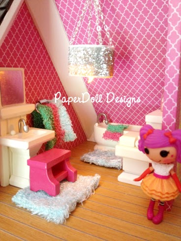 PaperDoll Designs: The Paper Dollhouse - Bathroom Makeover Reveal!