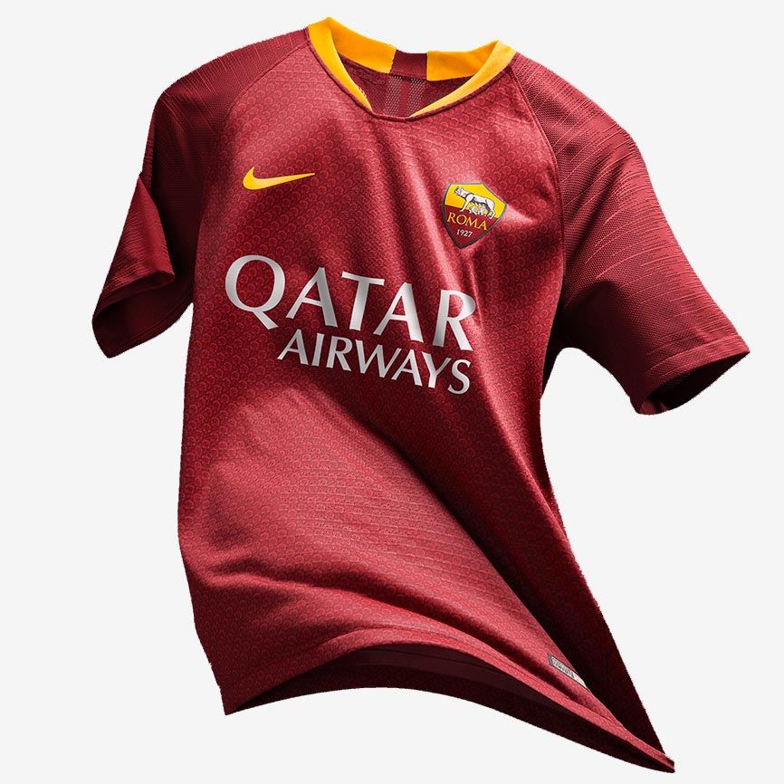 AS Roma 18-19 Home Kit Revealed - Footy Headlines
