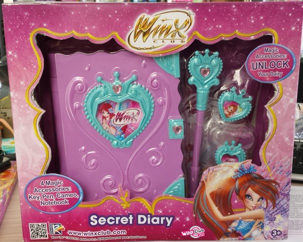 WinxClub 5ª Temporada: Toy Collection: Secret Diary (Winx 6 Mythix)