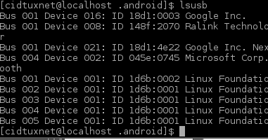 How to connect Android Devices on Archlinux via ADB (android debug bridge)
