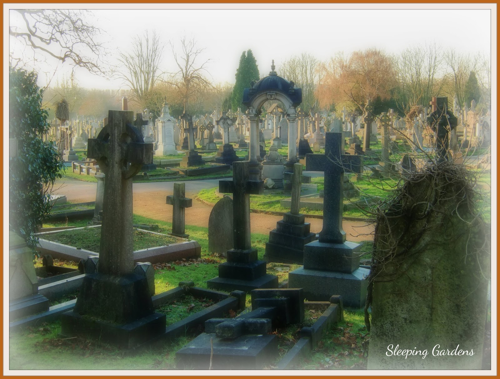 Sleeping Gardens: Silent Sunday Cemetery Scapes ~ Putney Vale