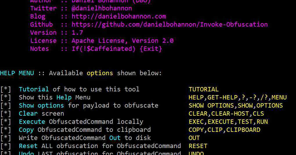 Invoke-Obfuscation - PowerShell Obfuscator - KitPloit - PenTest Tools ...