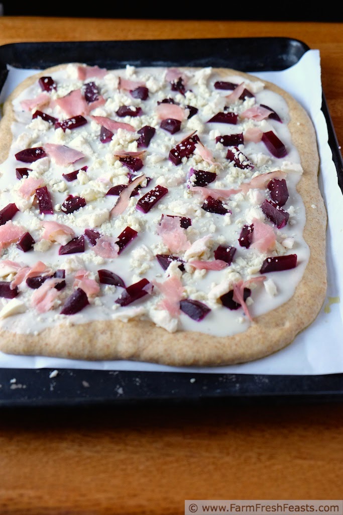 Farm Fresh Feasts: Roasted Beet & Arugula Pizza