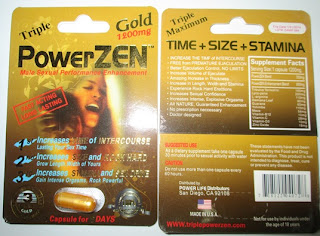 potencia sexual: Power Zen Gold, potencia sexual