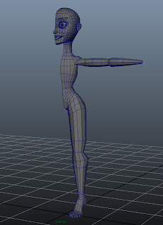 Jut's Blog: Maya - Character Modelling, Stylized Female.