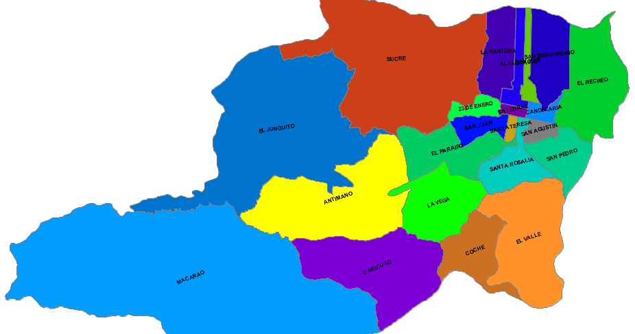 Blog de Biologia: Municipios del Distrito Capital