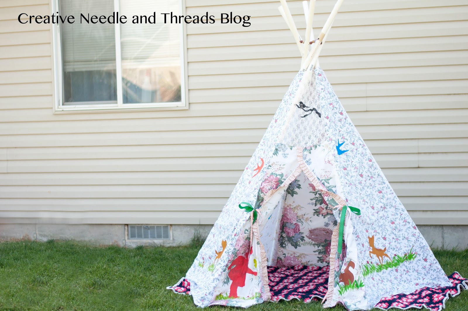 Creative Needle and Threads: I made a tee-pee!