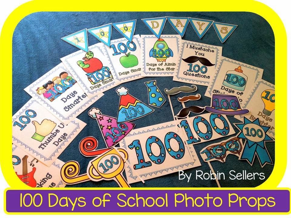 Sweet Tea Classroom: 100 Days of School Ideas and 100 Days Photo Props
