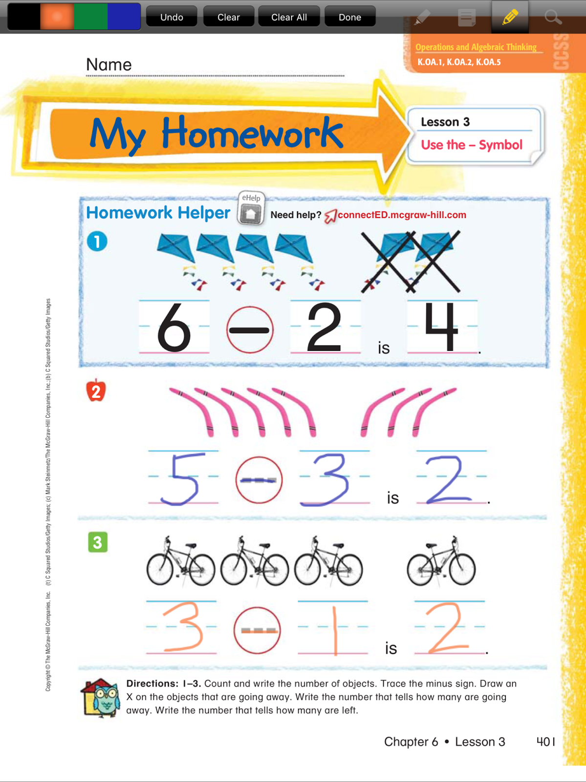 Mcgraw Hill Kindergarten Math