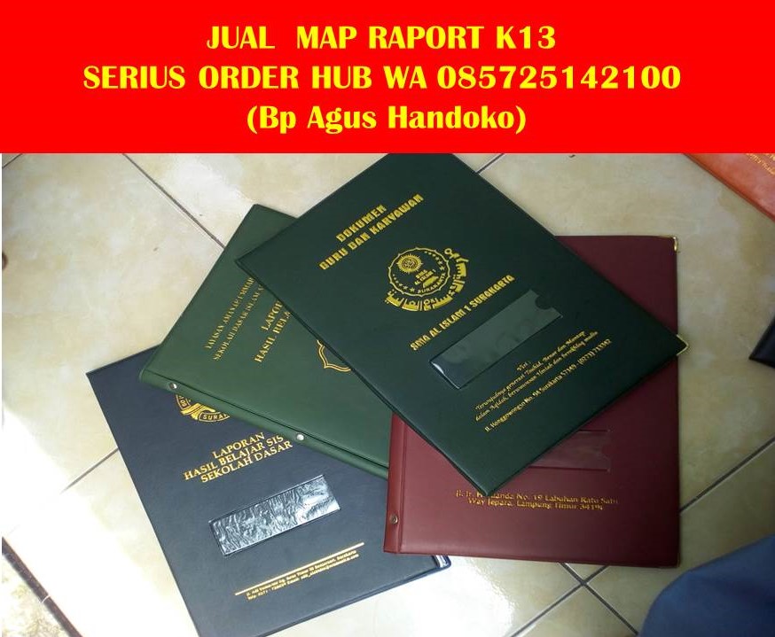 Map Raport akurikulum 13: Wa 085725142100, Cover Raport TK, Cover ...