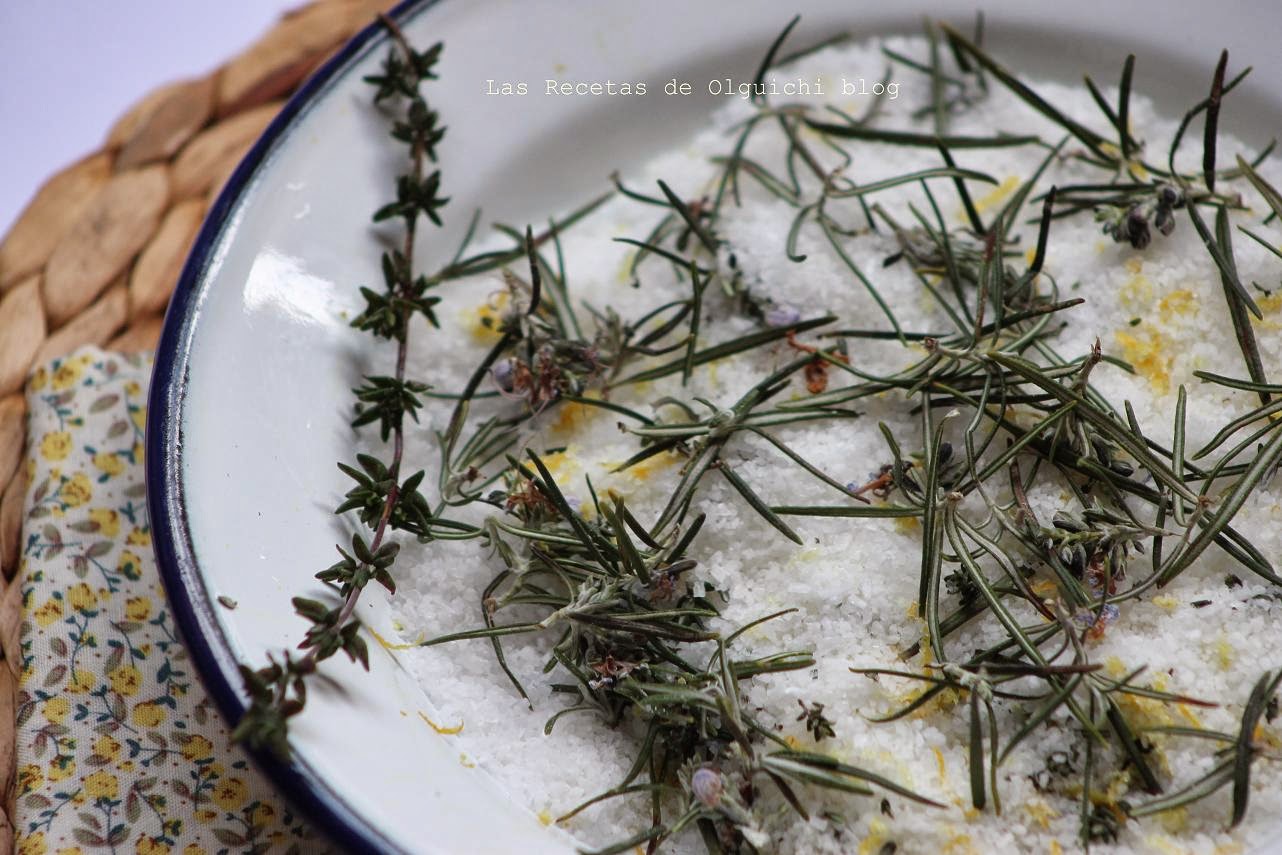 SAL AROMATIZADA A LAS HIERBAS Y LIMÓN ~ LAS RECETAS DE OLGUICHI
