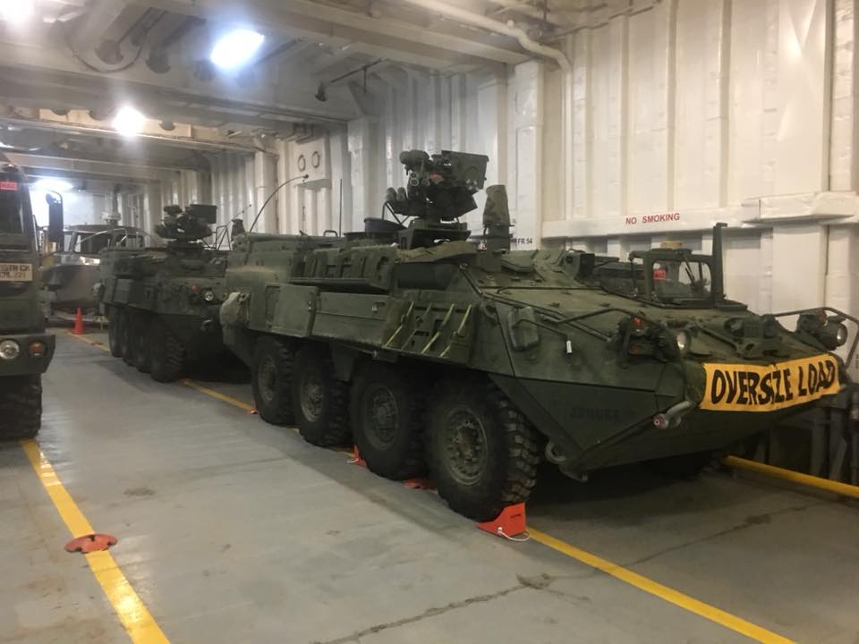 AMHS Doing a Service and Helping Move Some Big Rigs for the Military ...