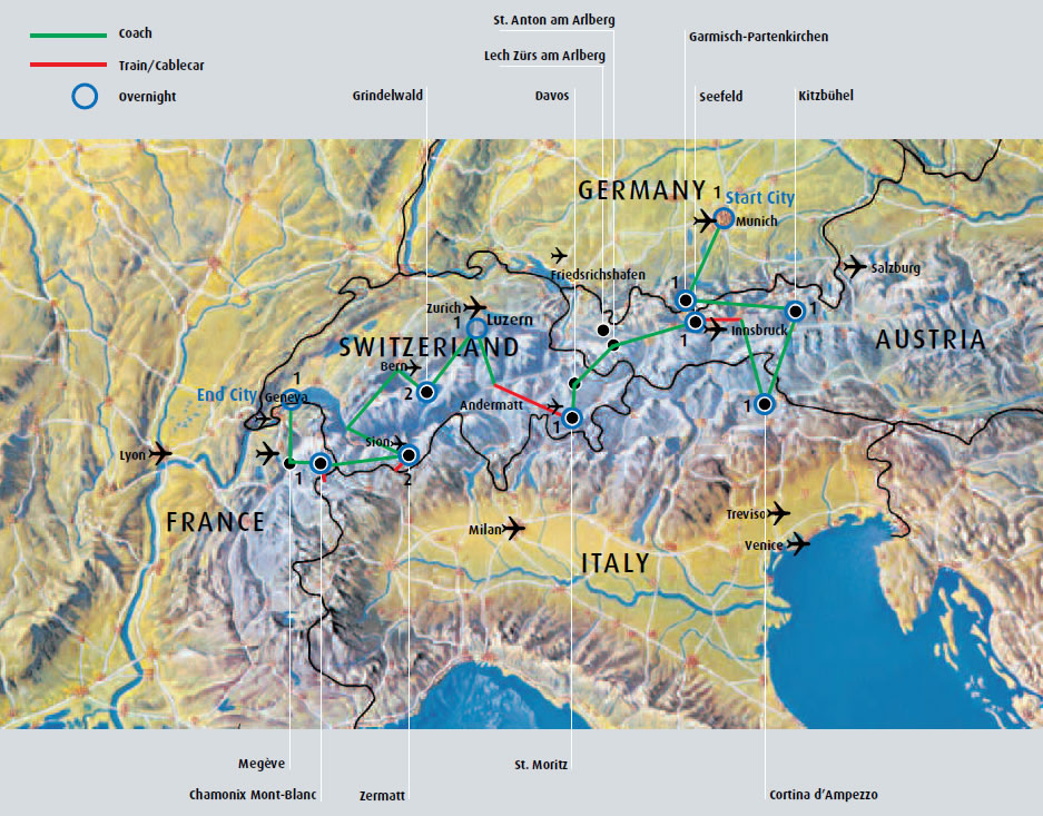 Vacanța esoterică: Top 12 statiuni din Alpi - Best of the Alps