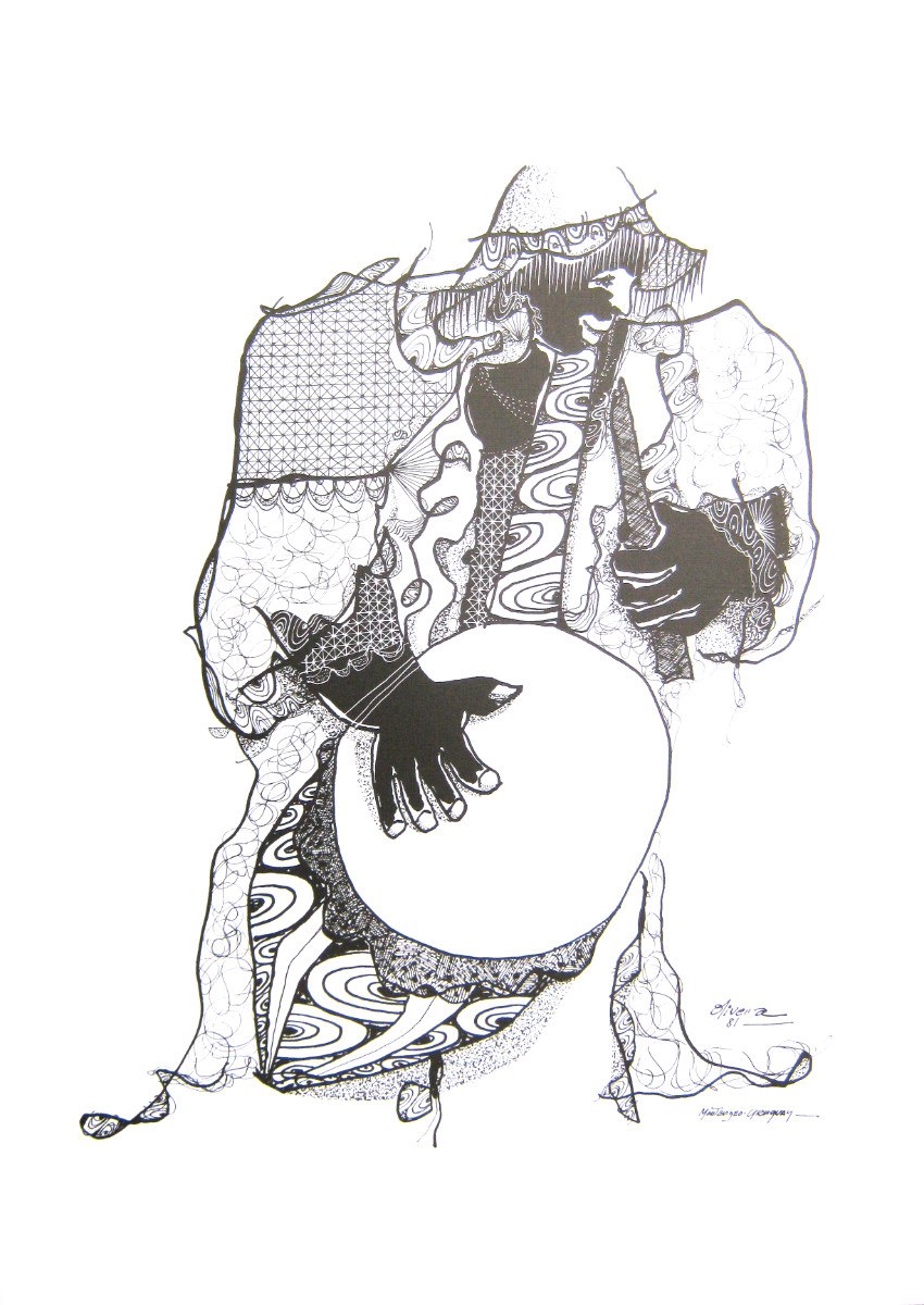 Candomberos: Personajes del Candombe - Láminas de Julio Olivera