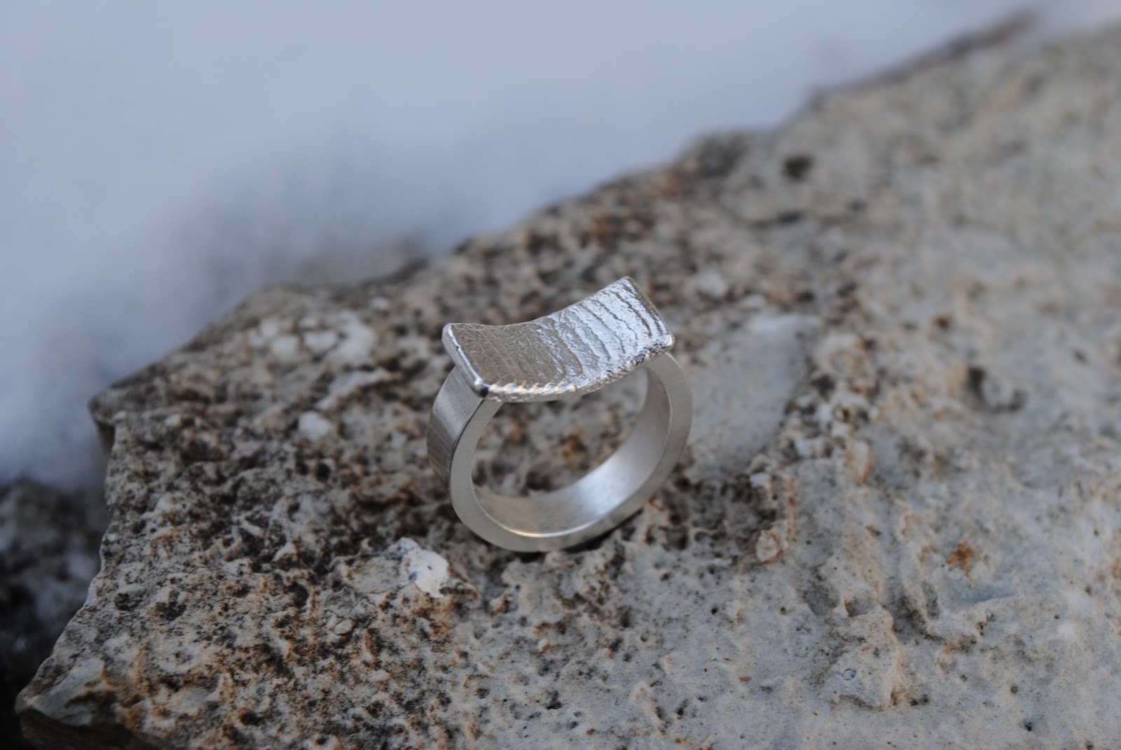Brian Coffey / Metalsmith: Cuttlebone Cast Ring