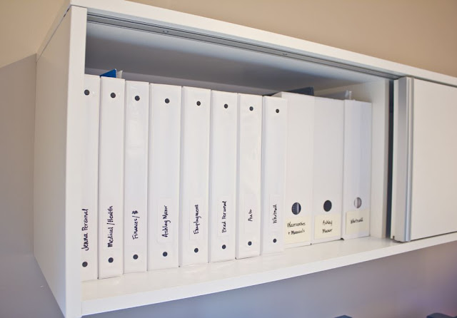 Building a Home Remodeling: My alternative to the file cabinet.