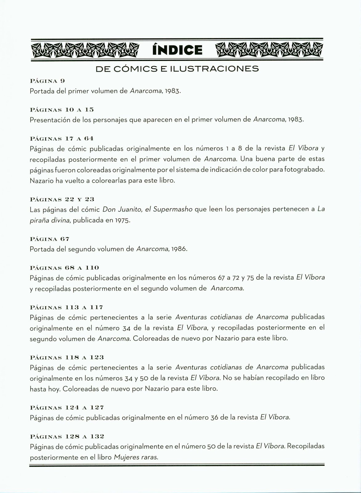 Galicia Comic: Anarcoma - Obra grafica.completa