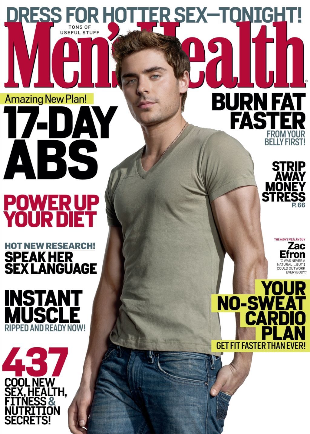 go see GEO ...: Fierce Friday: Random Men's Health Cover
