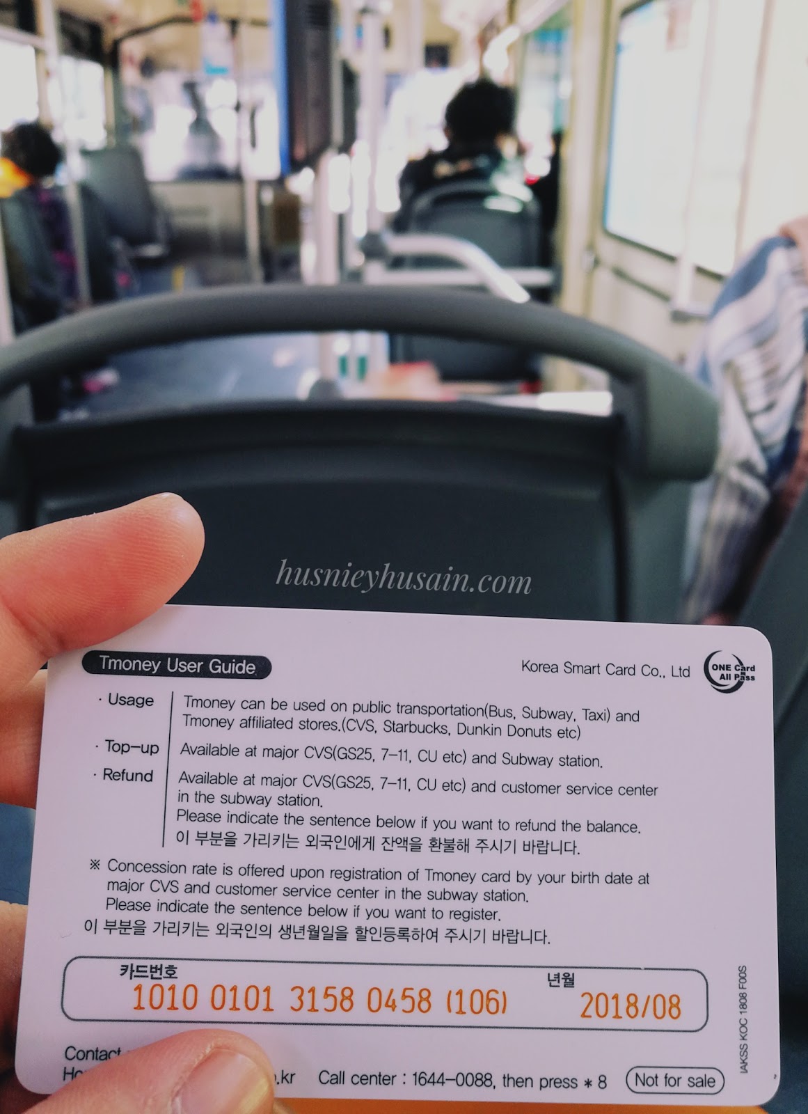 Cara Menaiki Bas di Bandar Seoul / Busan, South Korea - Husniey Husain