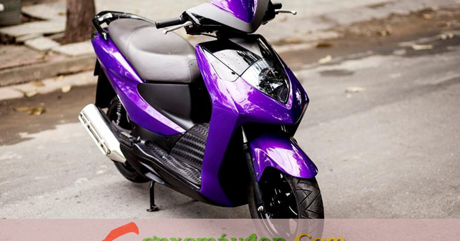 Sơn xe Honda Dylan màu tím đen bóng bẩy cực đẹp (Dylan_SG400) - SƠN XE ...