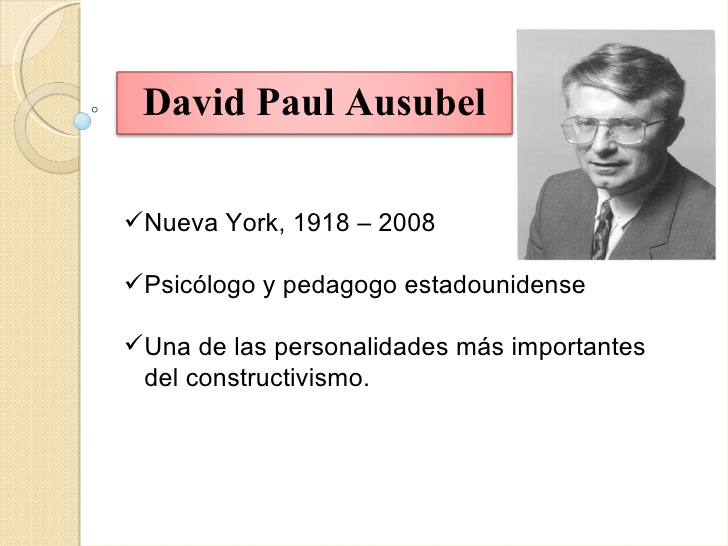 Ensayos UAR: MODELO PEDAGOGICO DE DAVID AUSUBEL