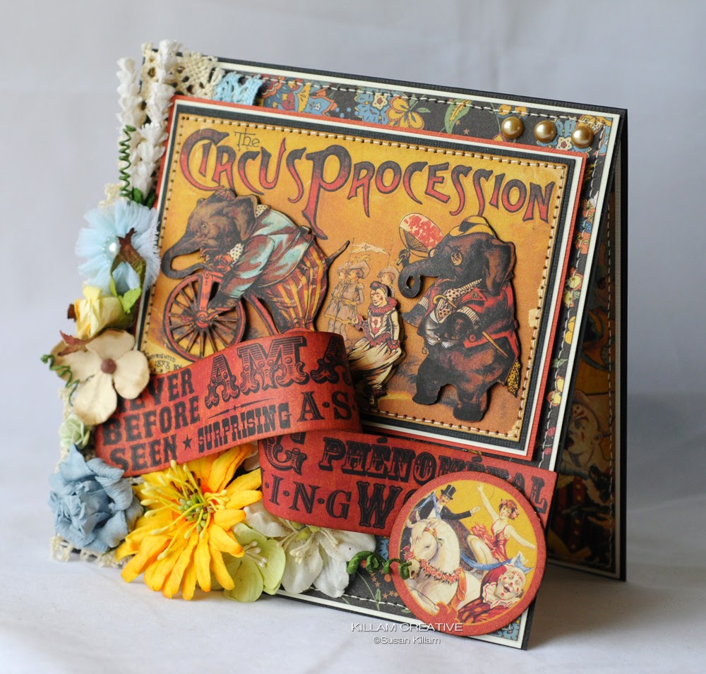 Killam Creative: Circus Procession Greeting Card