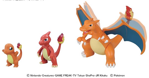 Charizard Line Model Collection | Pokepolitan