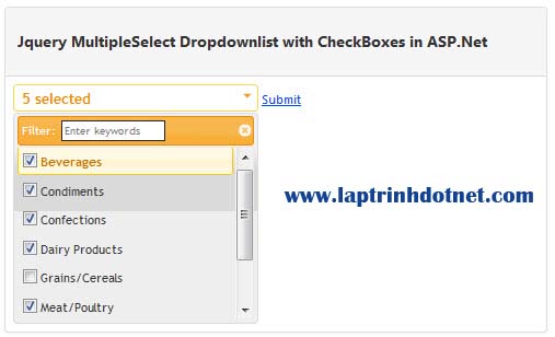 Javascript Jquery Multiselect Dropdown Check Box Which