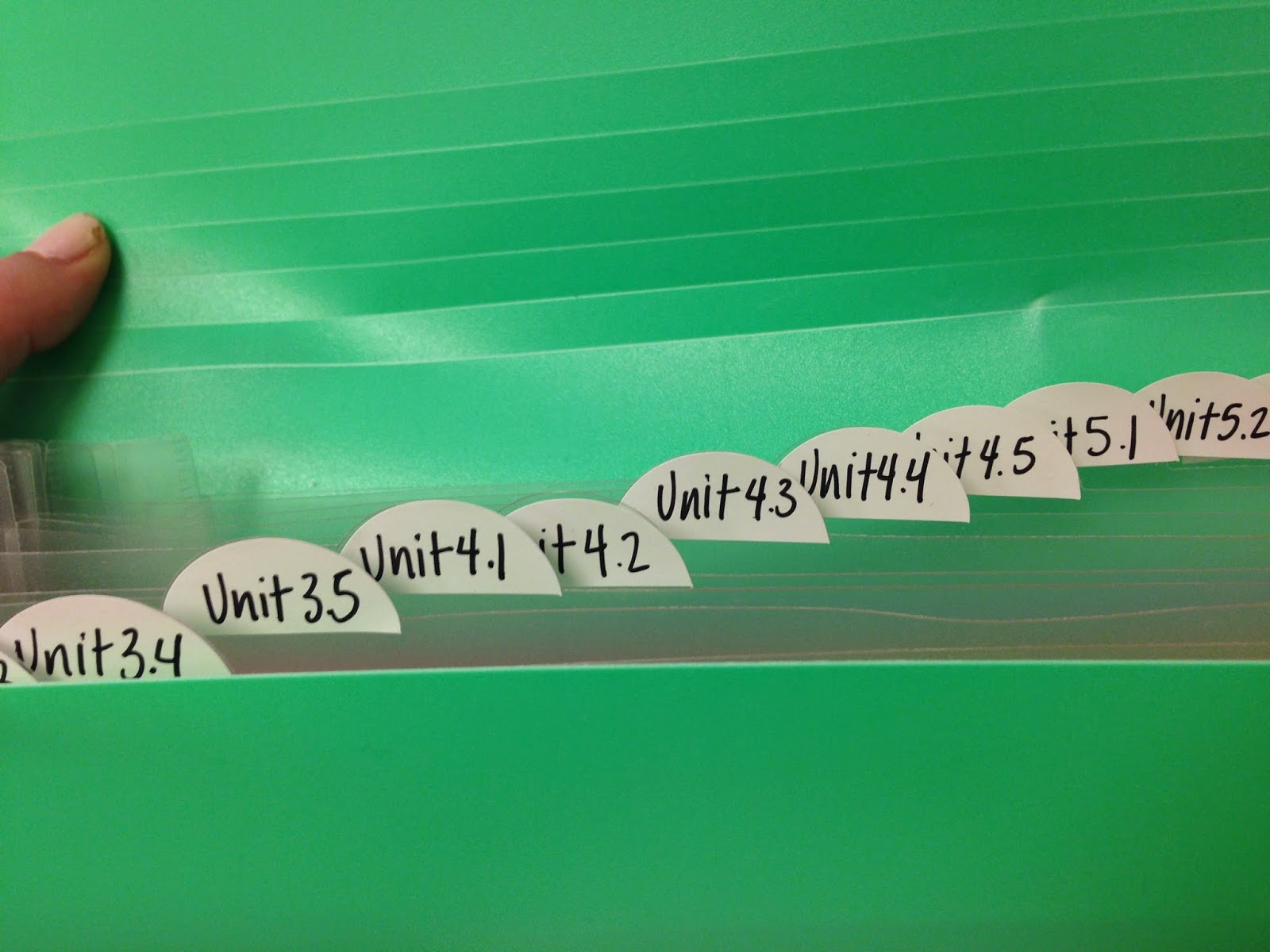 Life in First Grade: Organizing Cards