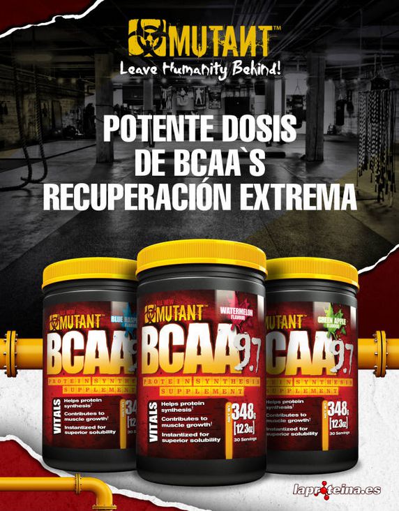 SUPLEMENTOS DEPORTIVOS: MUTANT BCAA 9.7 348 GRAMOS