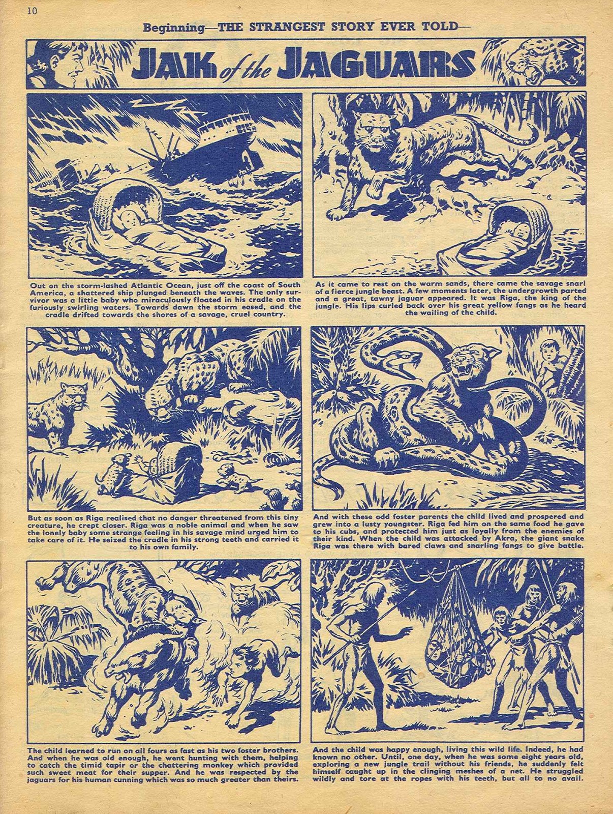 Old-fashioned Comics: Sun #164 - #168 Amalgamated Press, 1949 Series