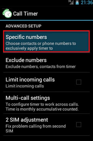 Call Timer - Limit calling duration - Tip for Mobile