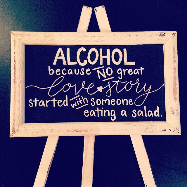 wisp + whim: Wedding Wednesdays : Hand-lettered Signs & Cards