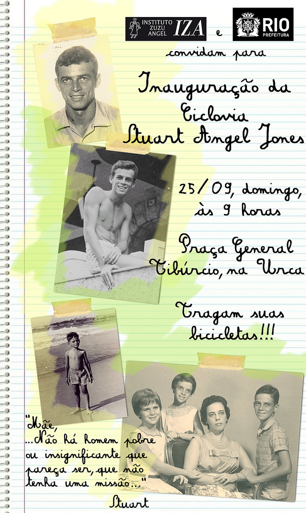 O Bucaneiro Prateado: A CICLOVIA STUART ANGEL NA URCA