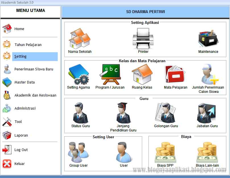 Review Software/Aplikasi Database Sekolah Versi 3.0 Berbasis Ms. Access ...