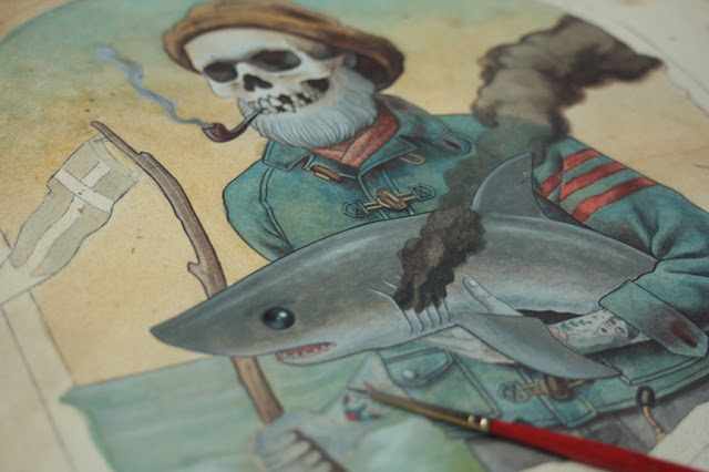 ~ Derek Nobbs ~: Buy some art, save some sharks!