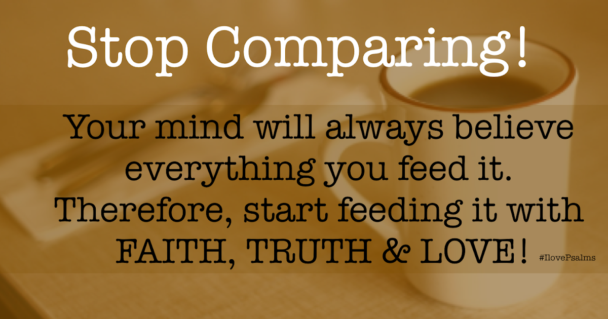 9 short Bible verses on Comparison