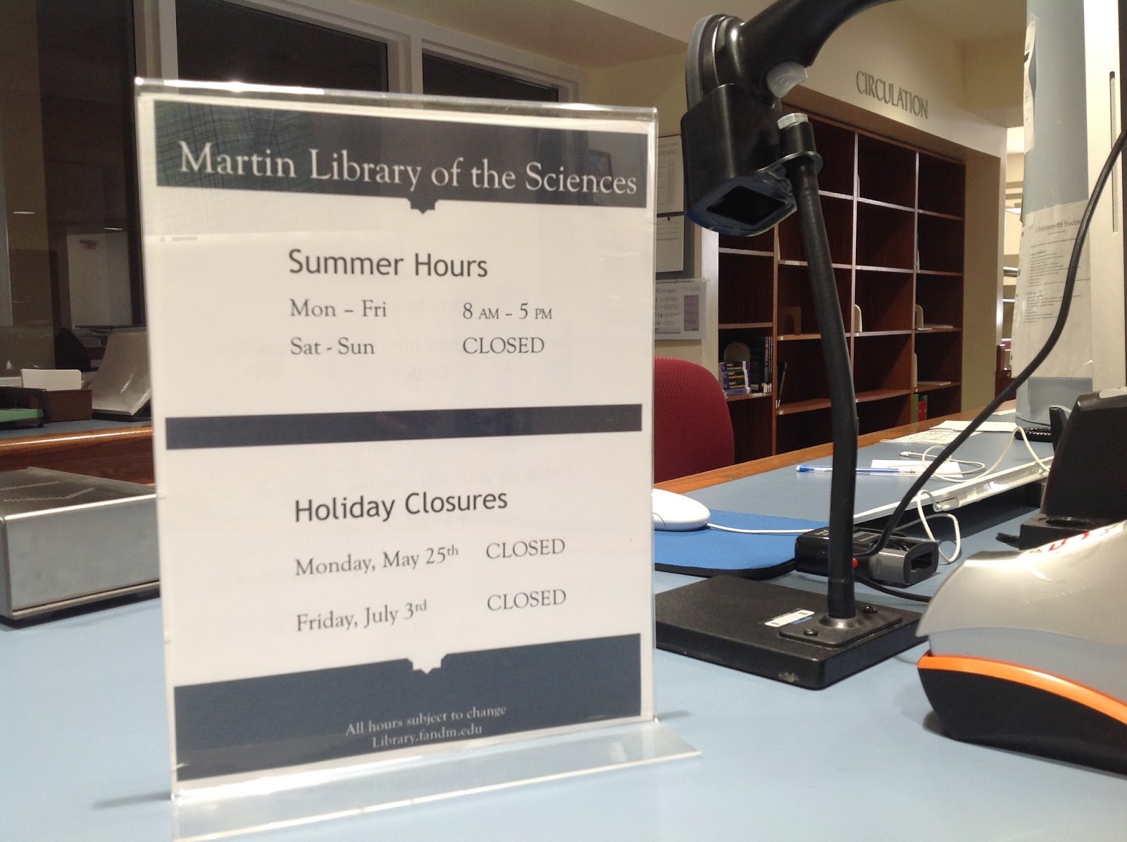 Library as Visual Workplace