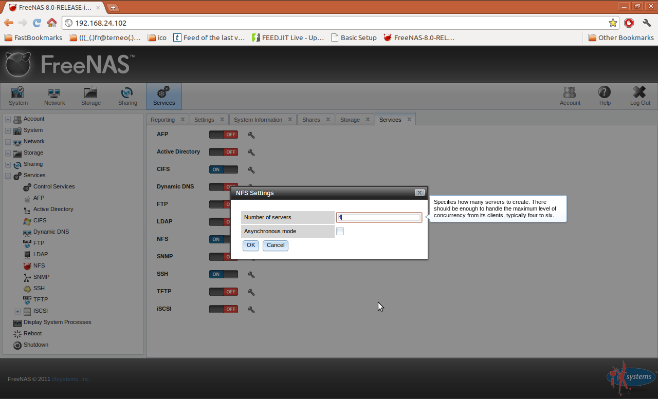 fraterneo GNU/Linux: Configurando un NAS sencillo con FreeNAS