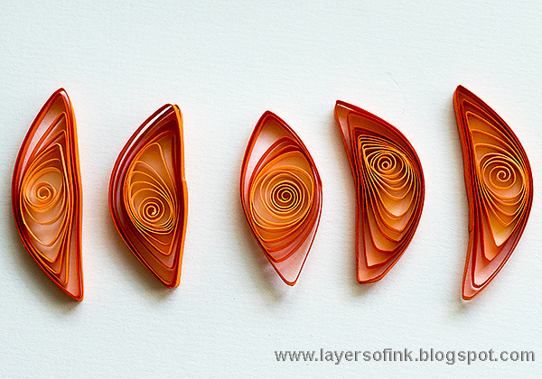 Layers of ink: Autumn Quilling Tutorial