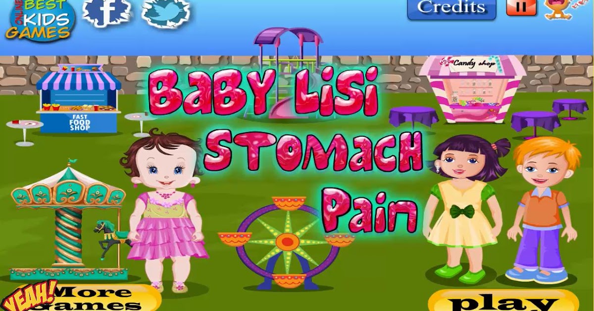 Baby Lisi Stomach Pain - Yeah Baby Games