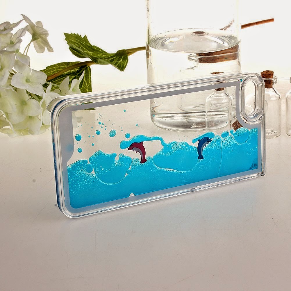 Nsstar™ Case: ,Nsstar™ Creative Design Flowing Liquid Swimming Fish ...