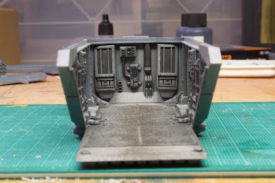 the unrealistic artist: Building the Valkyrie WIP#1 - Interior