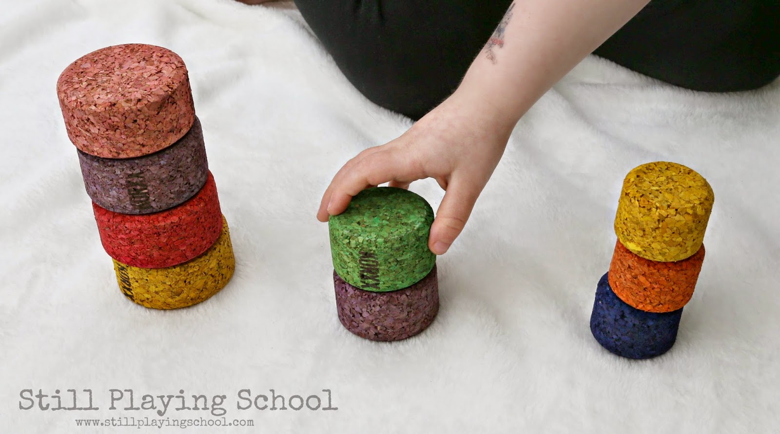 Math with KORXX: Sorting Cork Blocks by Attributes | Still Playing School